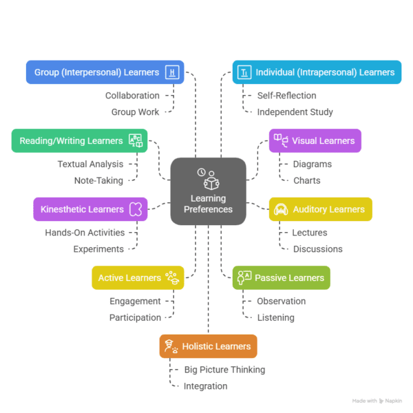 Learning and teaching preferences - CELTA Trainer
